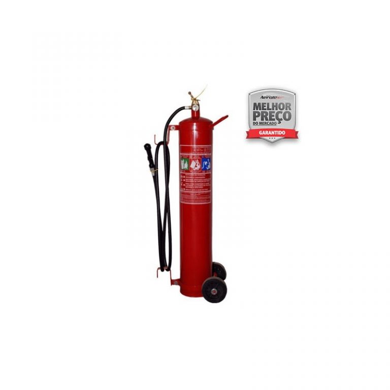 Extintor PÓ ABC - Sobre Rodas - 6A-80BC - EN041 - 20 Kg - Uso Comercial ...